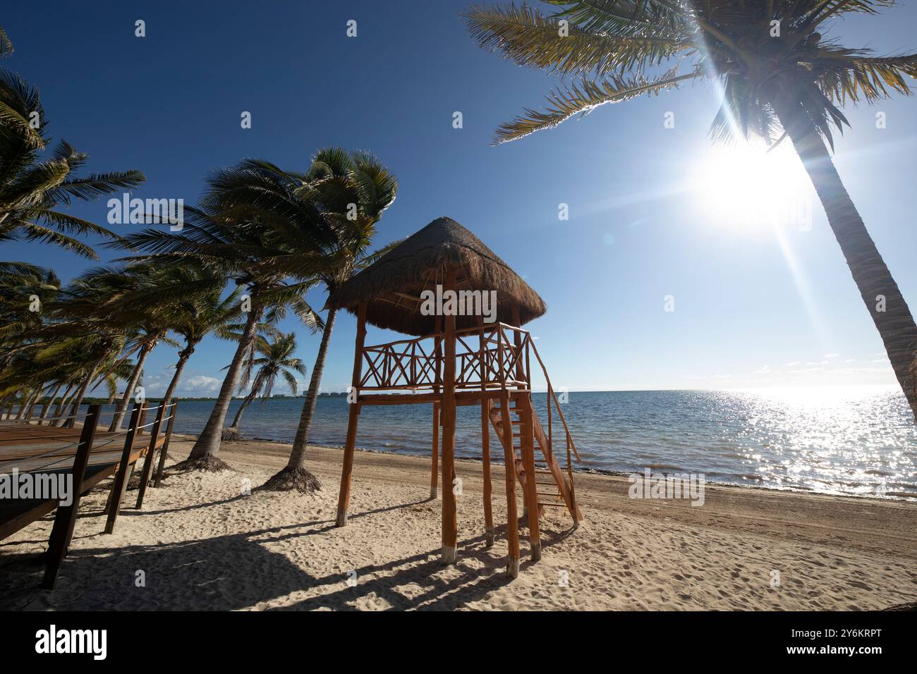 Mexico, Quintana Roo, Cancun. Playa Coral Stock Photo - Alamy