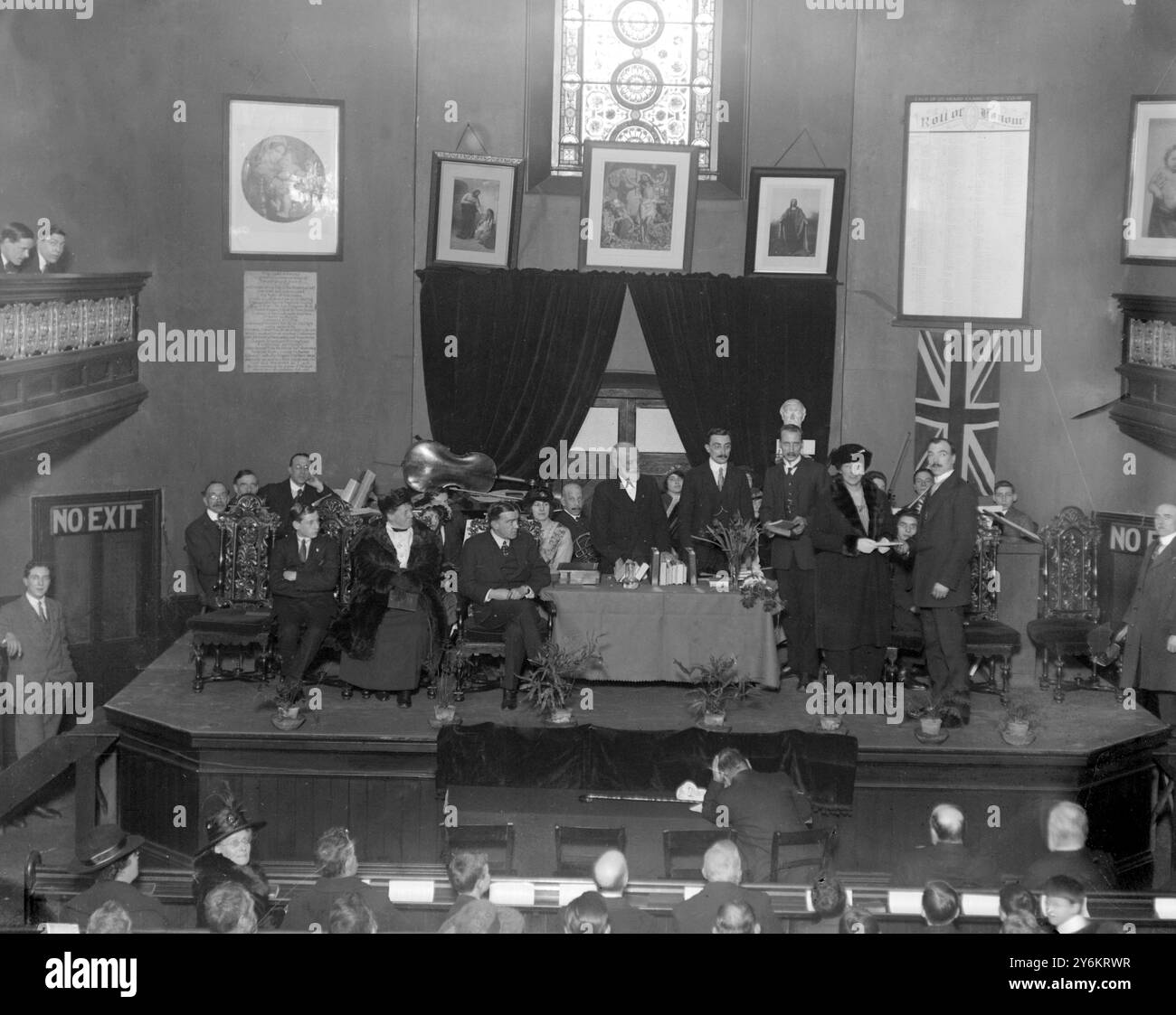 Ernest Shackleton at the Browning Settlement London 25 January 1920 ...