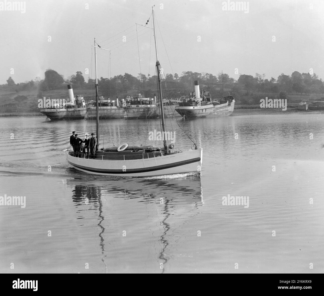 The 12 ton lifeboat , Elizabeth and Blanche , which is to make a 38000 ...