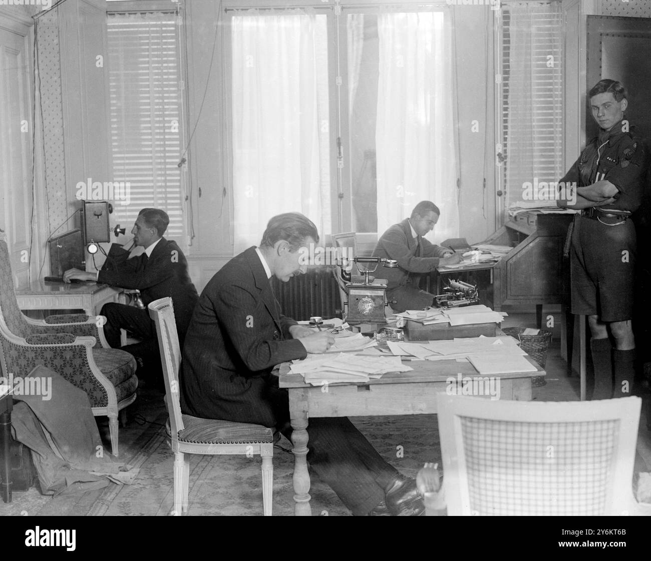 The Yellow Room at the Hotel, Britannique , Spa , Belgium , where the ...