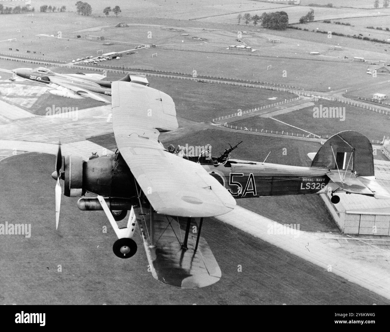 Yeovilton, Somerset England: Flying again the last remaining Fairey ...