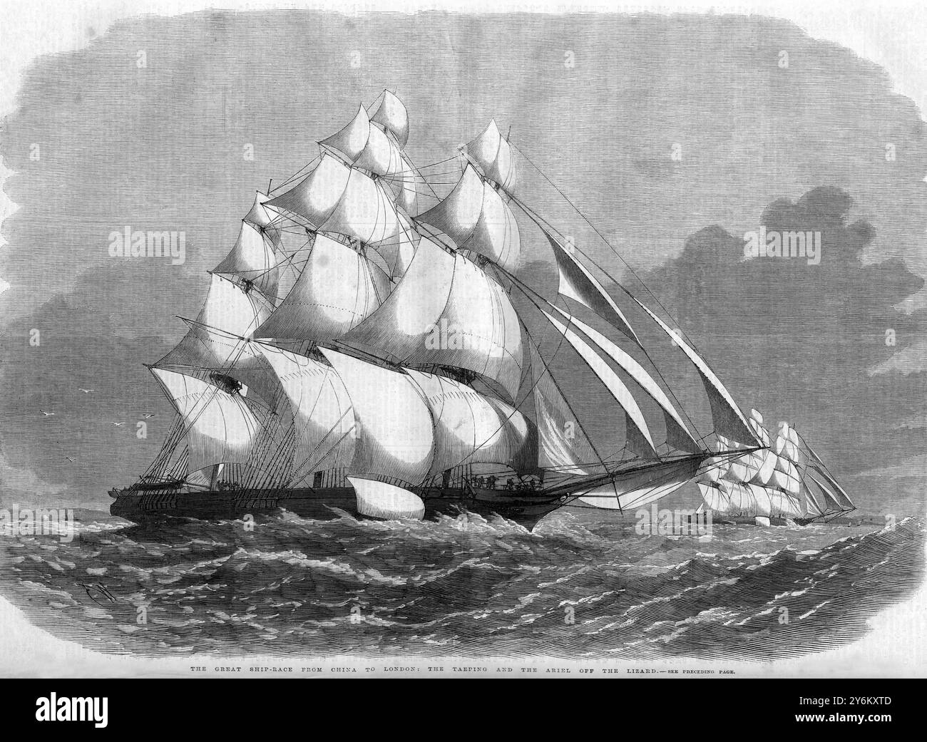 The great ship-race from China to London: The Taeping (Captain M'Kinnon ...