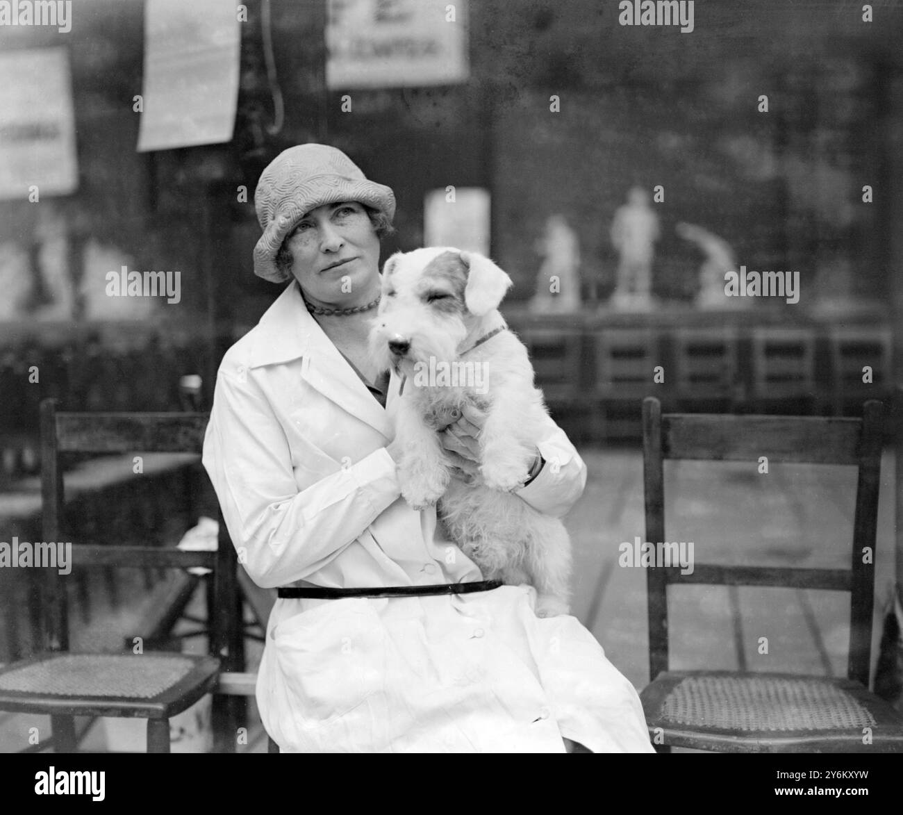 Championship Terrier Show at Crystal Palace. Mrs Cora Charters, Dorney ...