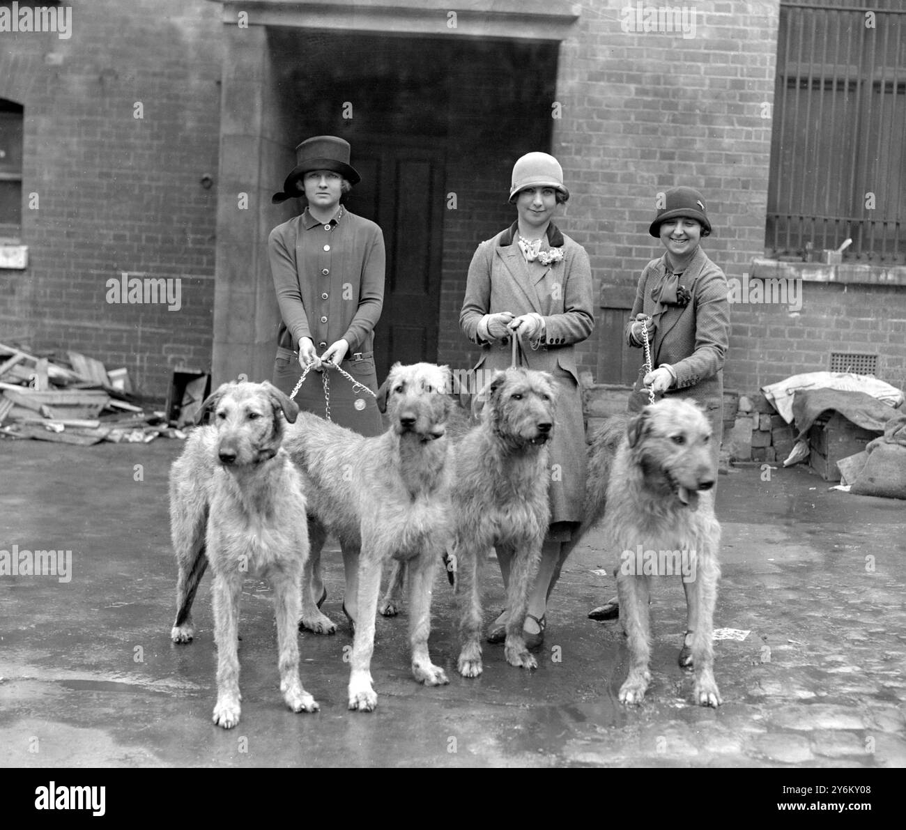L.K.A. Show at Olympia. Miss Joan Southey, Miss Phyllis Strohmenger and ...