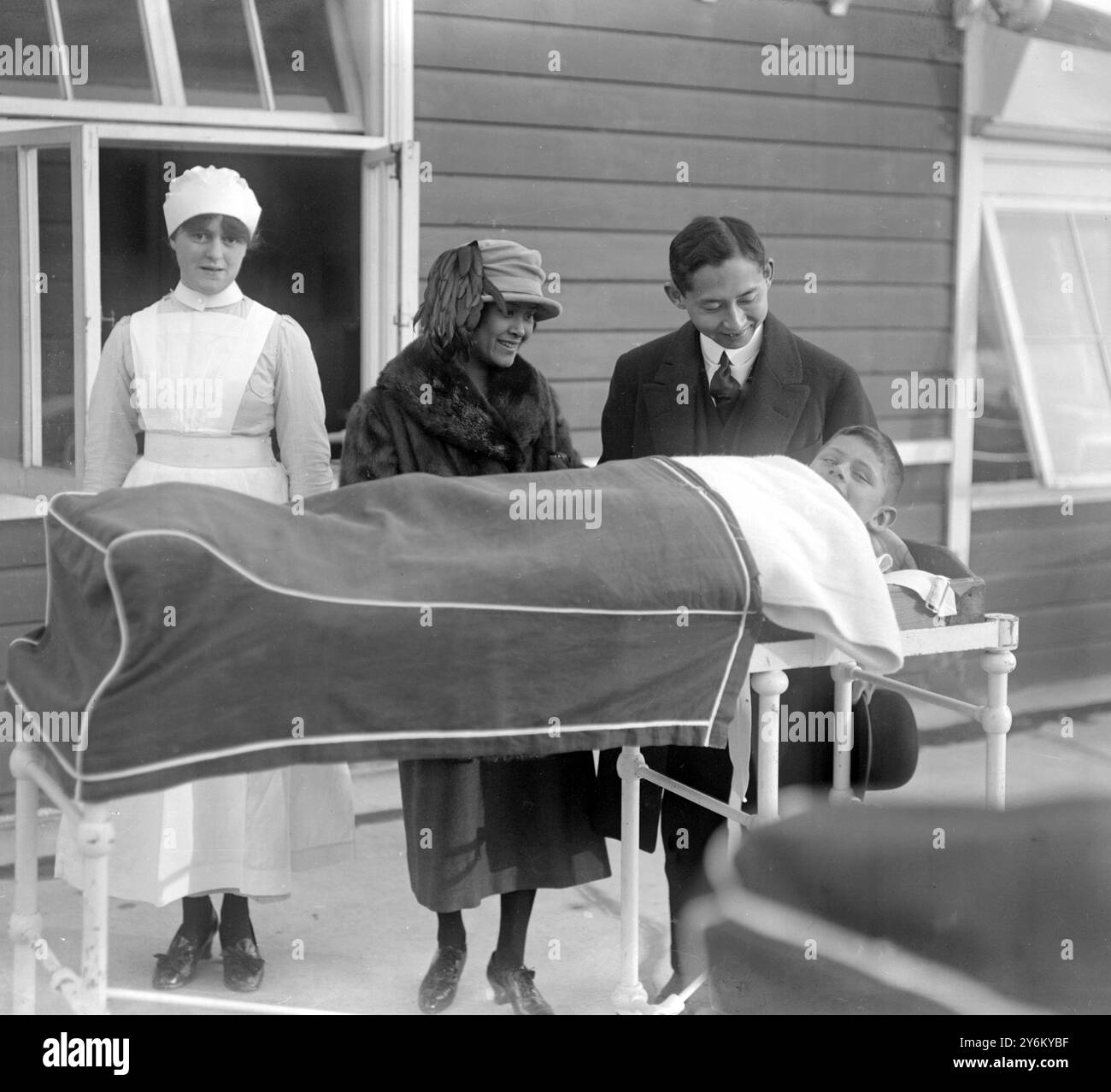 The Crown Prince and Princess of Siam photographed on their visit to ...