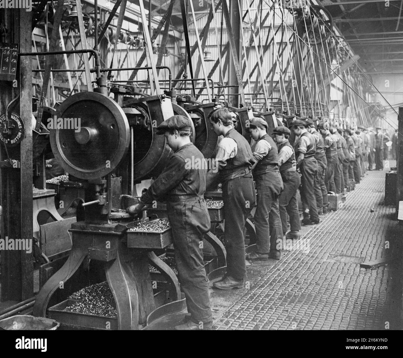 War munitions manufacture Black and White Stock Photos & Images - Alamy