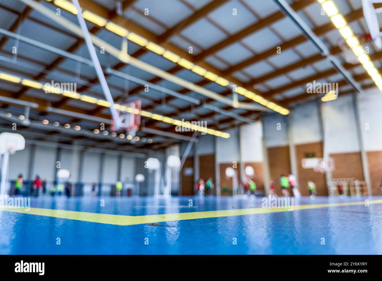 Gymnasium, physical education and sports classes Stock Photo - Alamy