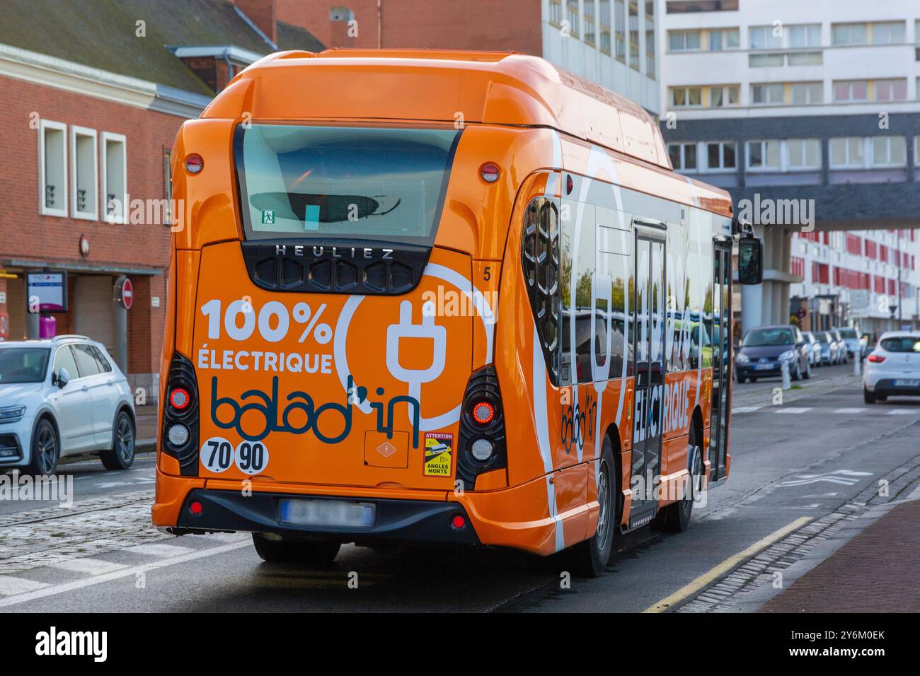 Calais, 100 % electric bus Stock Photo - Alamy