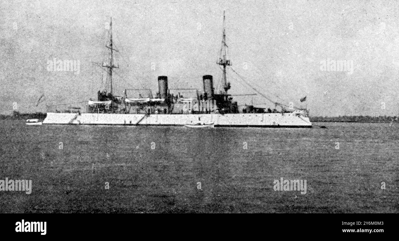 Dewy's Old Flag-Ship at Manila: The "Olympia," Protected Cruiser, 5870 ...