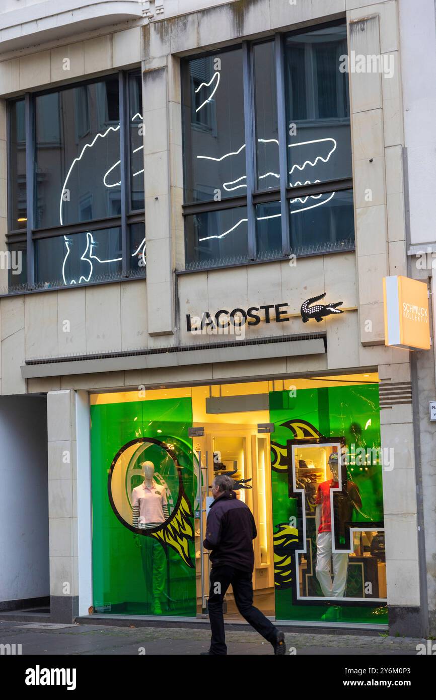 Lacoste Brand name Stock Photo - Alamy