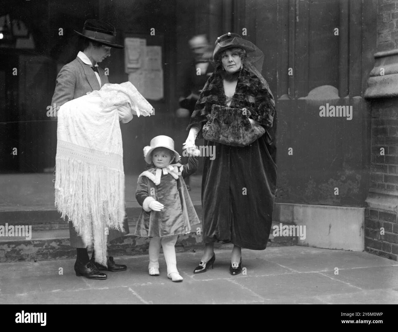 Christening of the infant son of Captain The Honourable John and Mrs ...