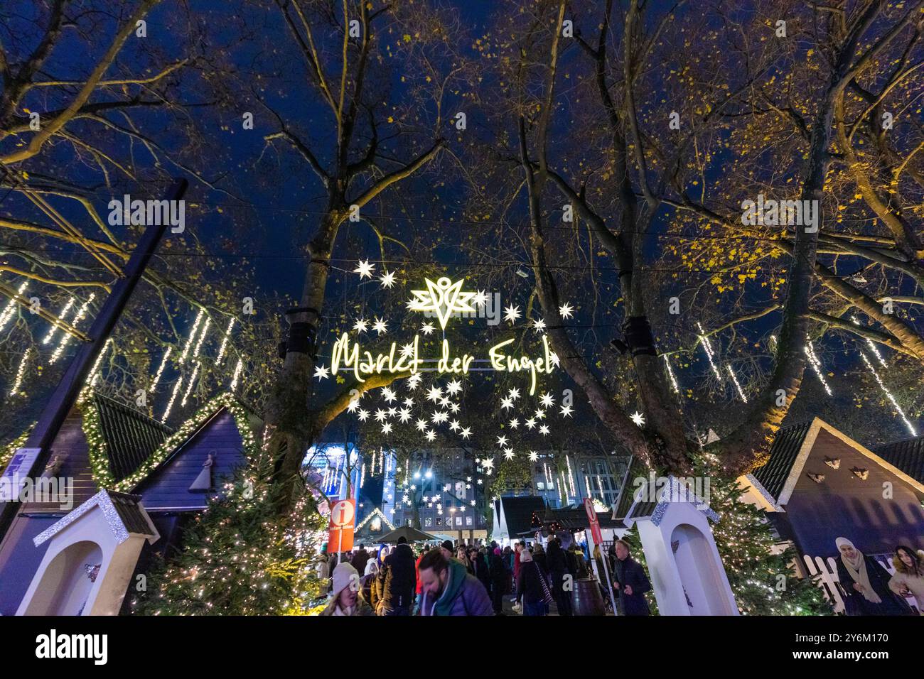 Germany, Christmas market. Angels market Stock Photo - Alamy
