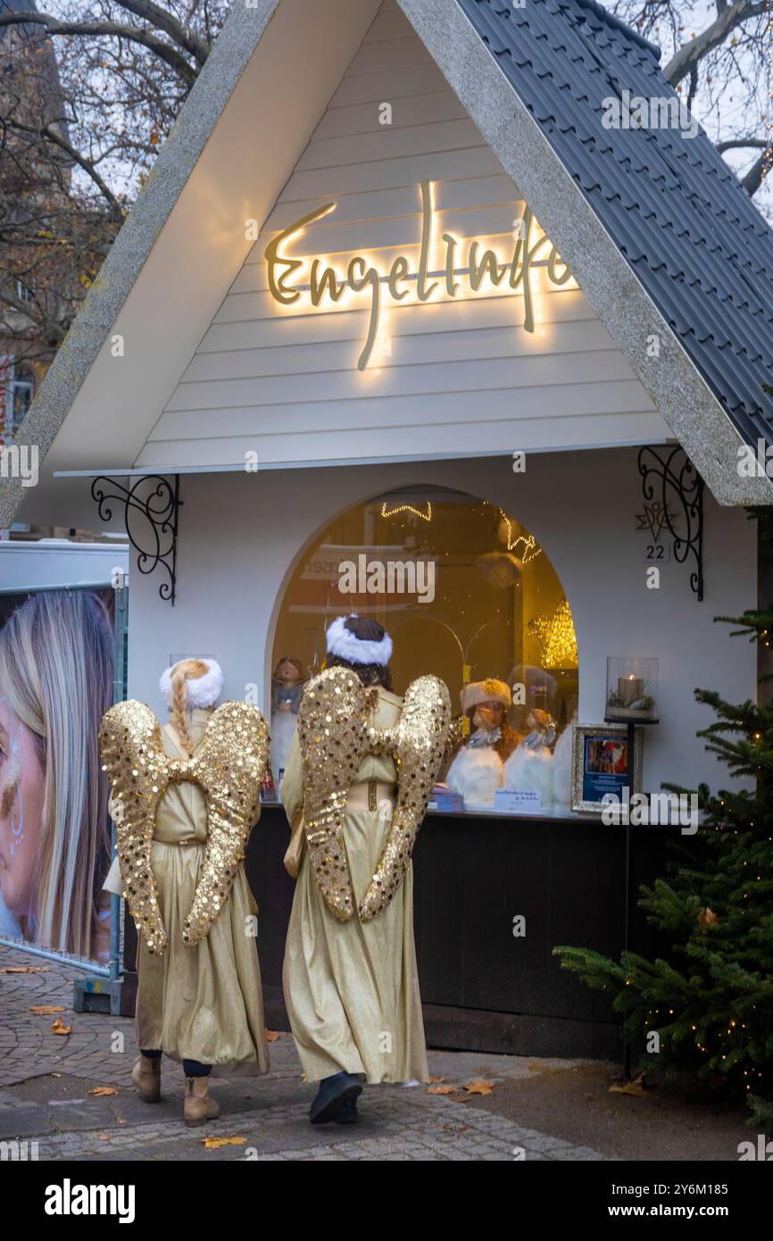Germany, Christmas market. Angels market Stock Photo - Alamy