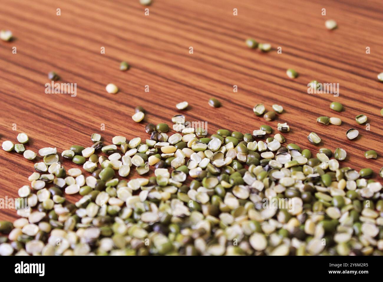 Split Mung Bean Lentils Also Know as Mungbean, Mung Gram, Vigna Radiata ...