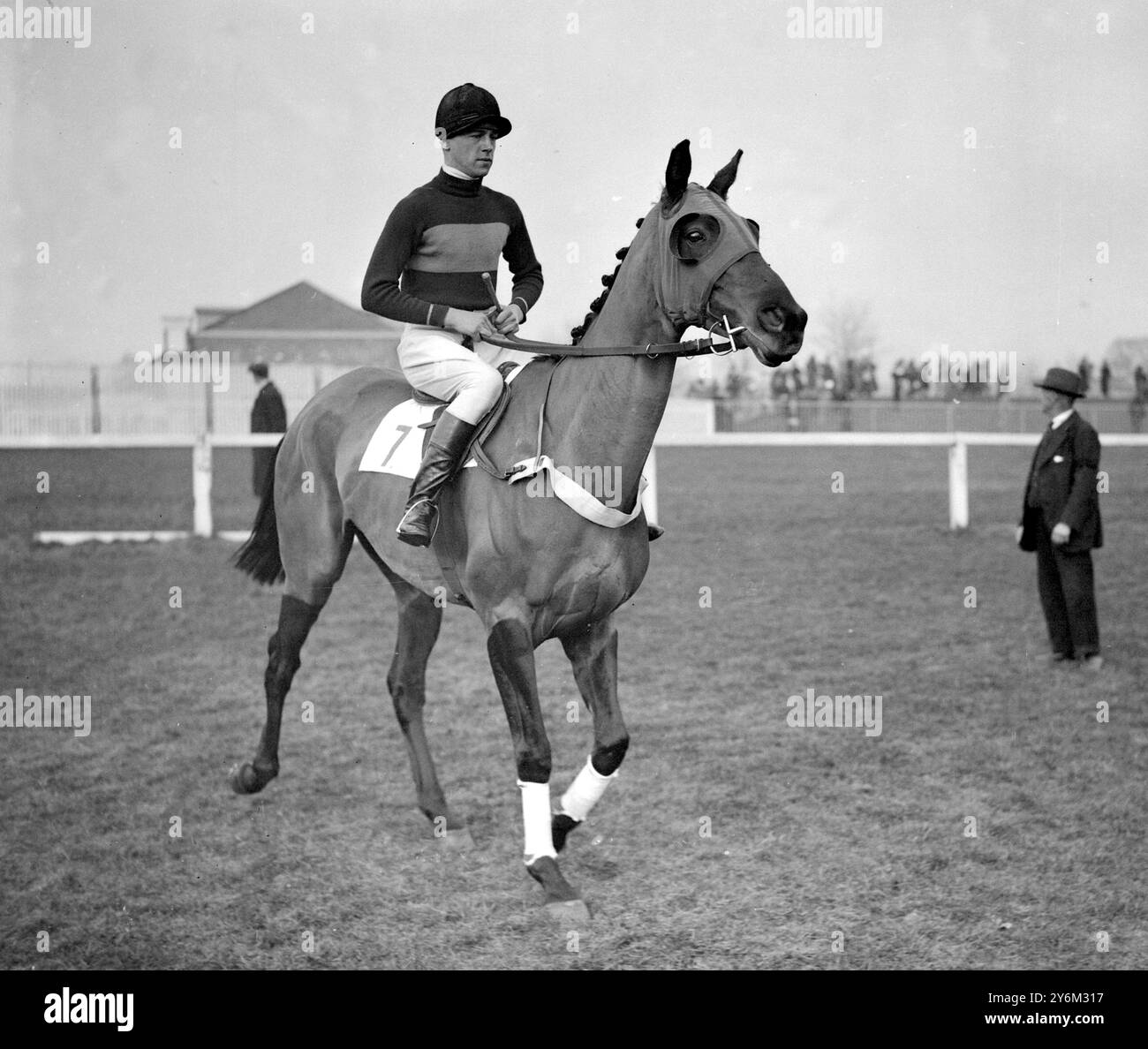 Newbury "Prince Cherry" (Mr F. Walwyn). 21 February 1934 Stock Photo ...