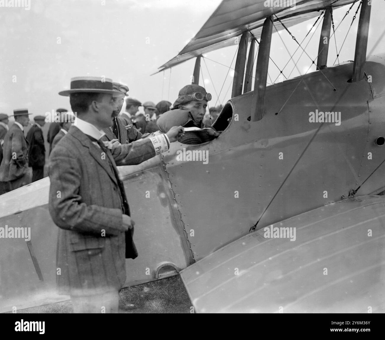 London - Paris - London Flight. Lord Carbery. possibly 11 July 1914 ...