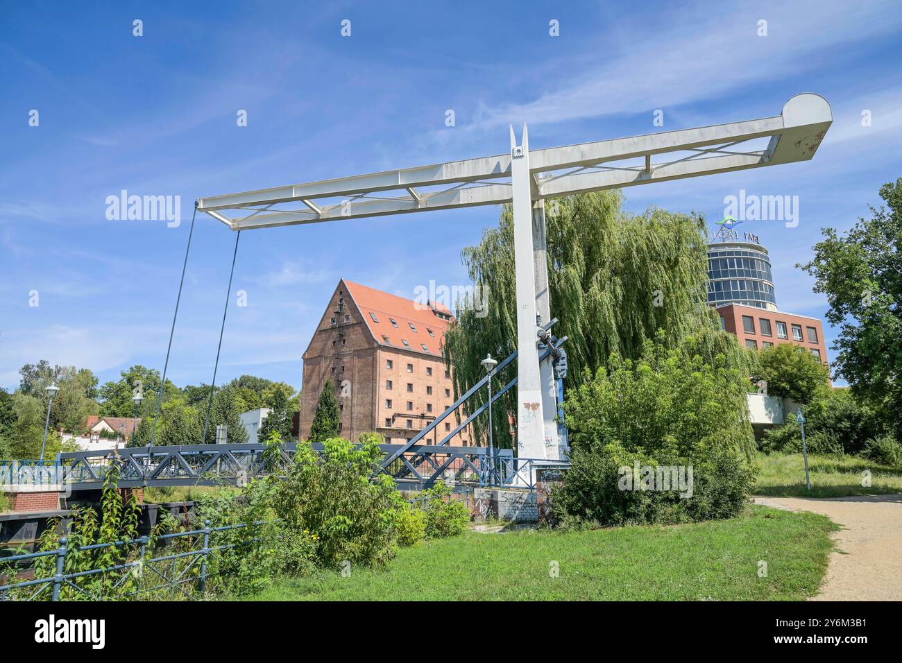 Mühlensteg, Klappbrücke, Medical Park, Humboldtmühle, Tegel ...
