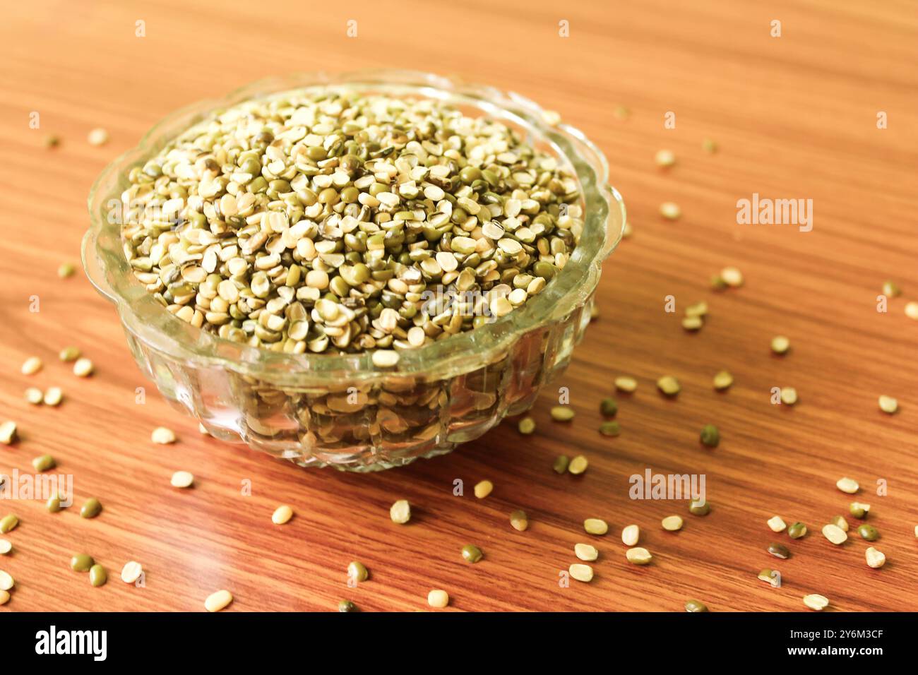 Split Mung Bean Lentils Also Know as Mungbean, Mung Gram, Vigna Radiata ...