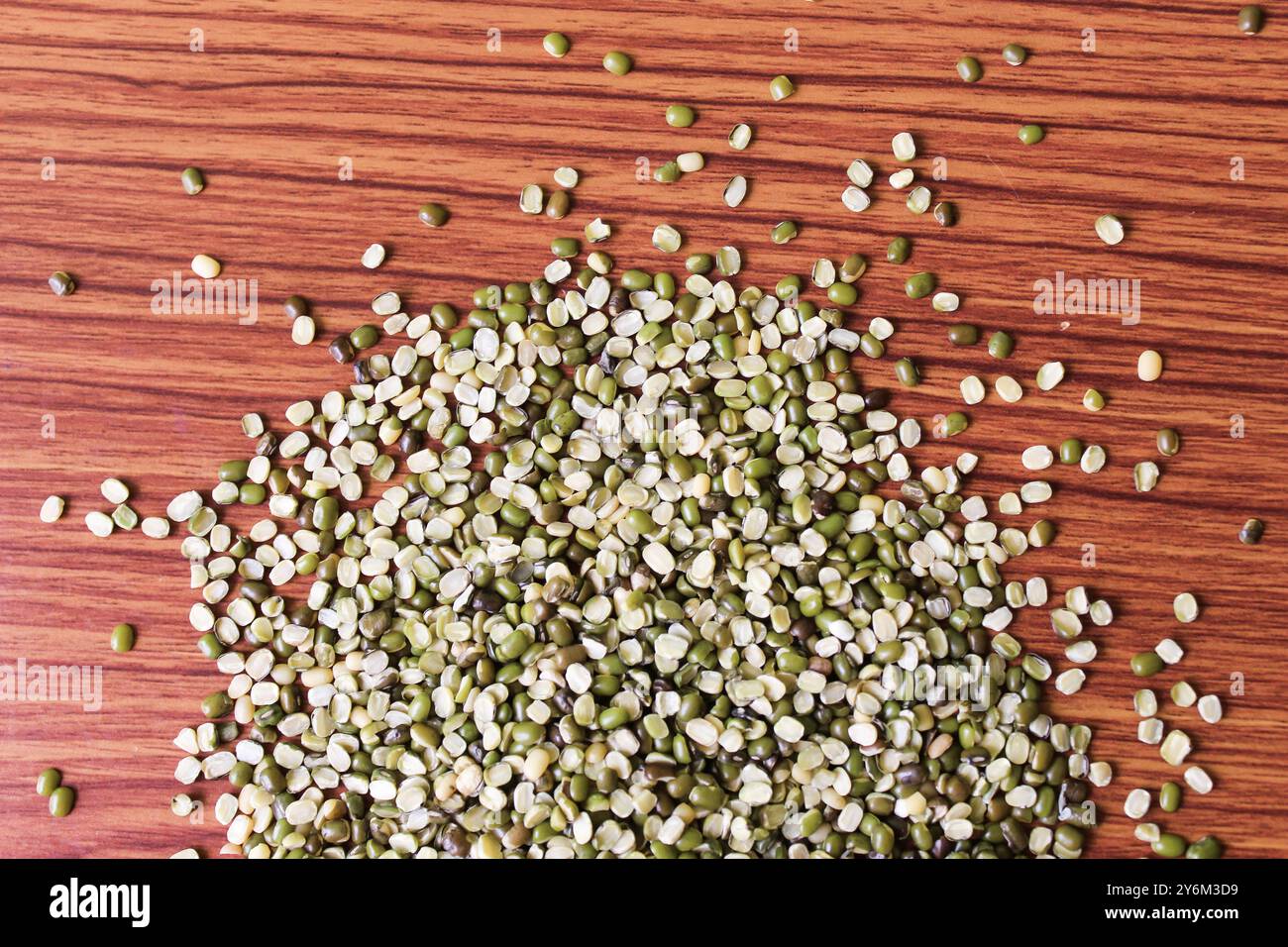 Split Mung Bean Lentils Also Know as Mungbean, Mung Gram, Vigna Radiata ...