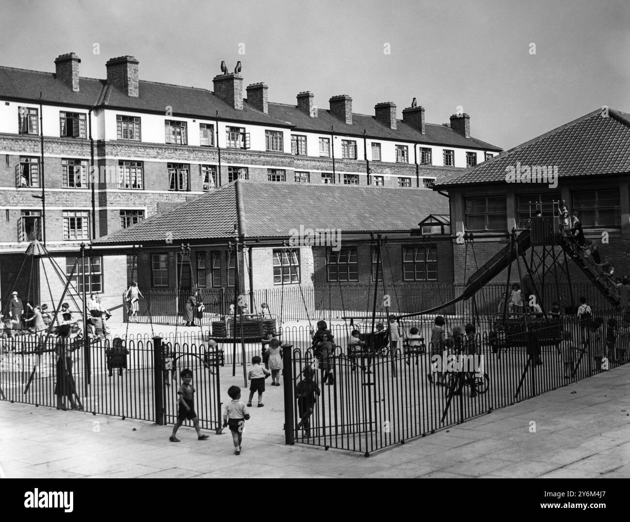Children's Playground 1930s Stock Photo - Alamy