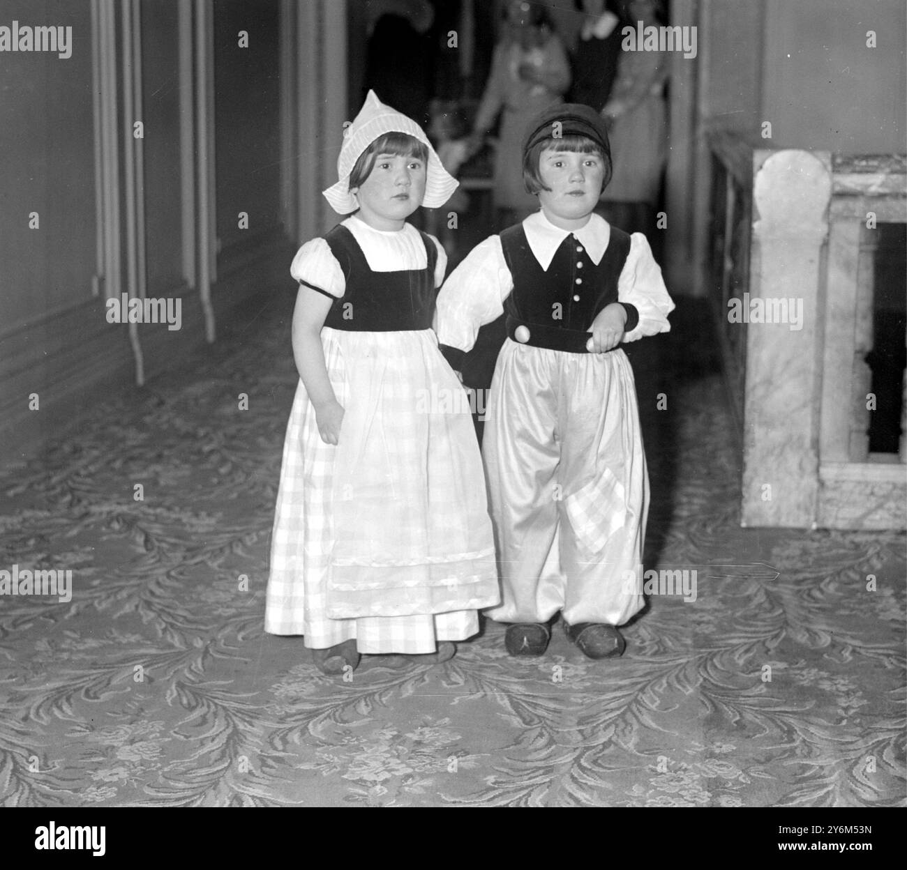 Twins boy girl Black and White Stock Photos & Images - Alamy