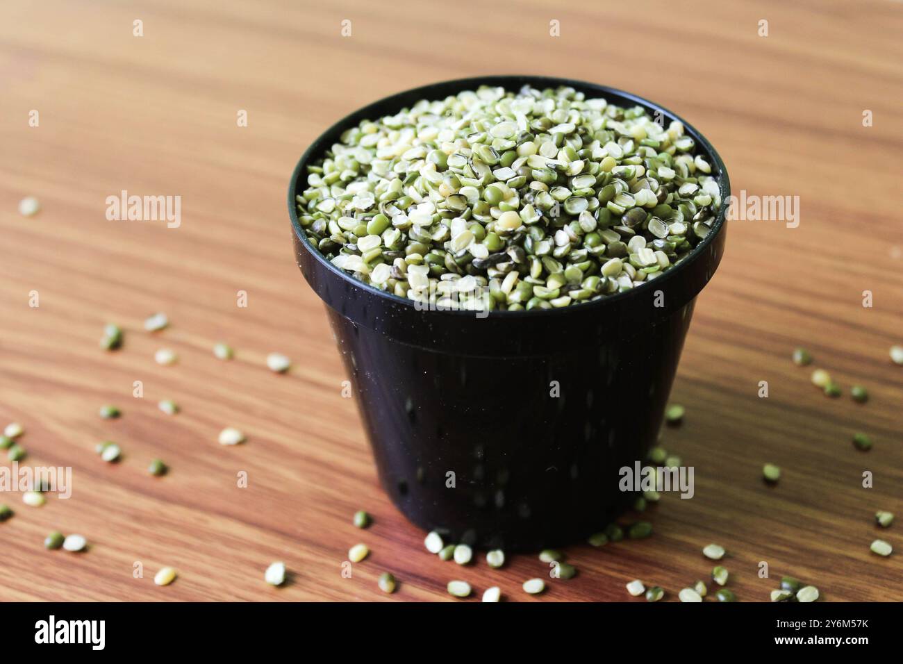 Split Mung Bean Lentils Also Know as Mungbean, Mung Gram, Vigna Radiata ...