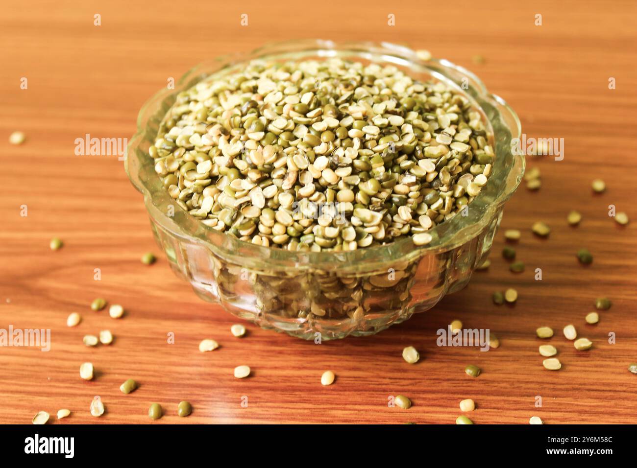 Split Mung Bean Lentils Also Know as Mungbean, Mung Gram, Vigna Radiata ...