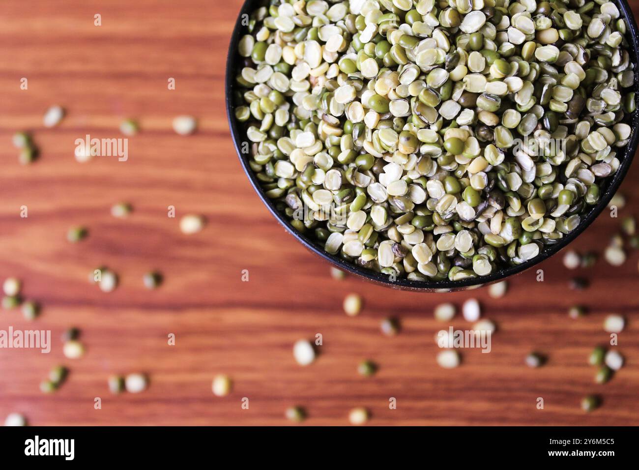 Split Mung Bean Lentils Also Know as Mungbean, Mung Gram, Vigna Radiata ...