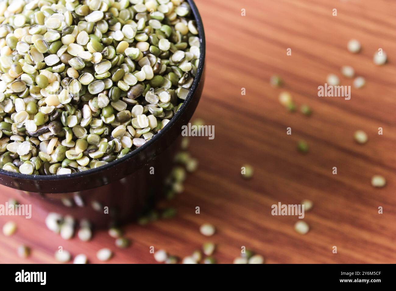 Split Mung Bean Lentils Also Know as Mungbean, Mung Gram, Vigna Radiata ...