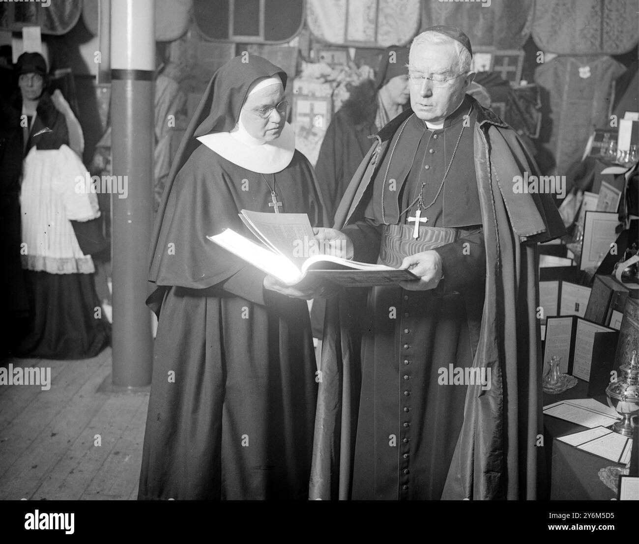 Exhibition of vestments and altar requisites at the Convent of ...