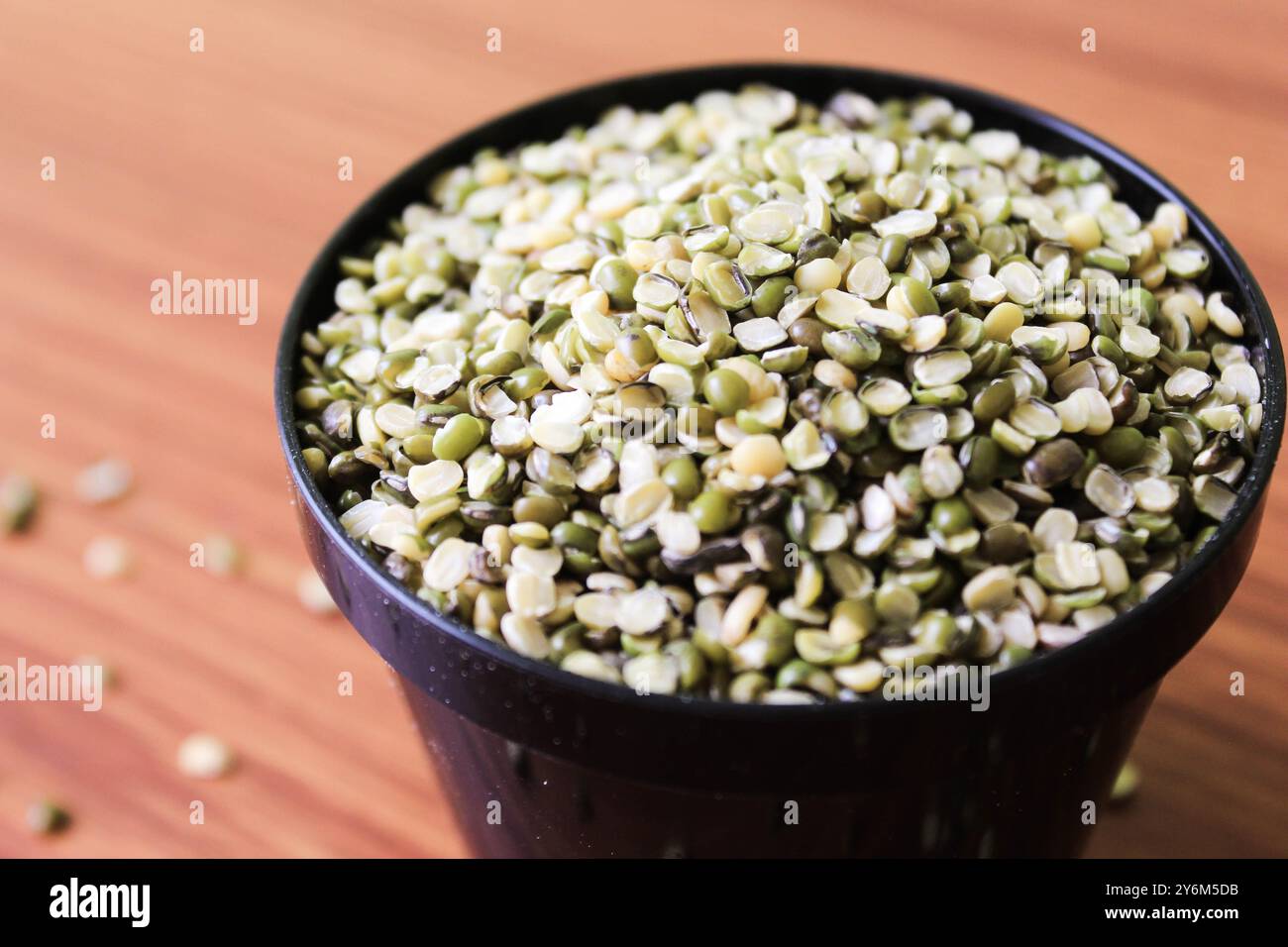 Split Mung Bean Lentils Also Know as Mungbean, Mung Gram, Vigna Radiata ...
