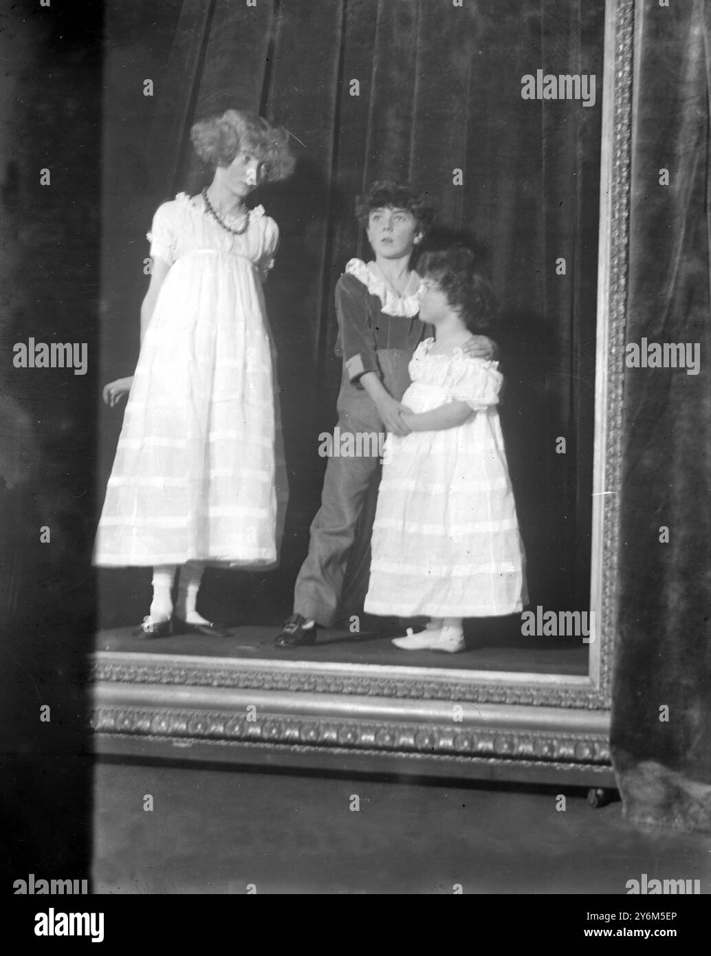 Waifs and Strays Bazaar at Claridge's. Children of Lord and Lady Bury ...