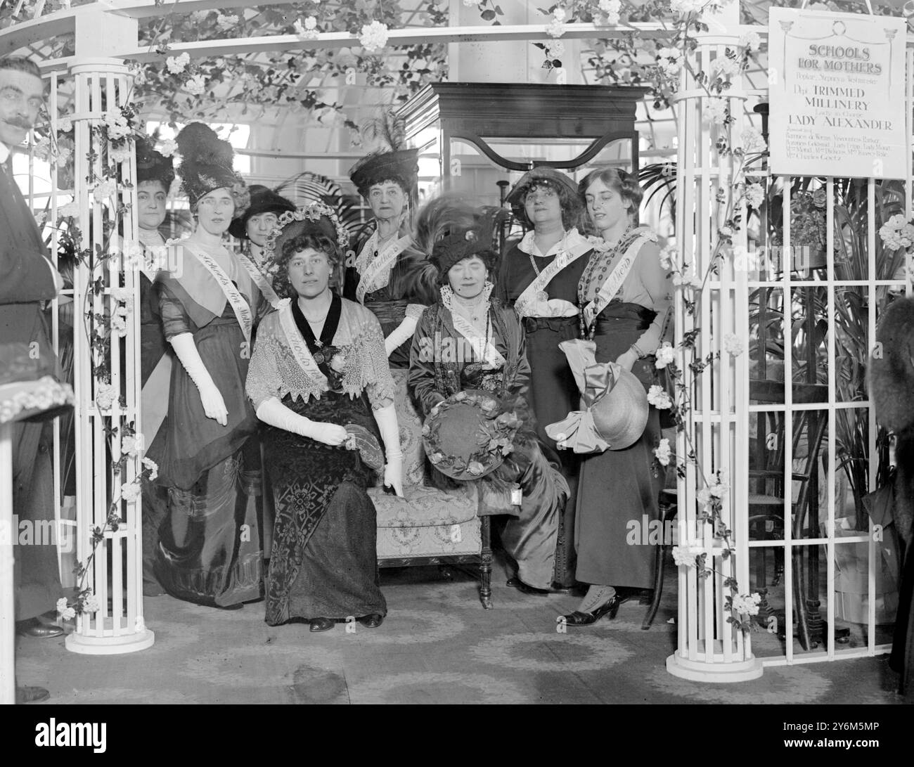 Selfridges Bazaar. Lady Alexander, Baroness De Worms, Lady Mond, Miss ...