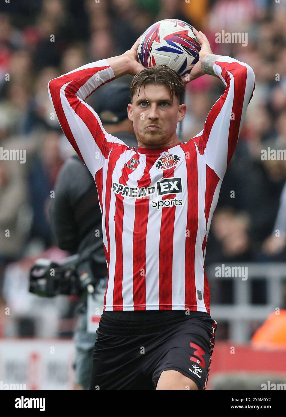 Dennis Cirkin of Sunderland - Sunderland v Middlesbrough, Sky Bet ...