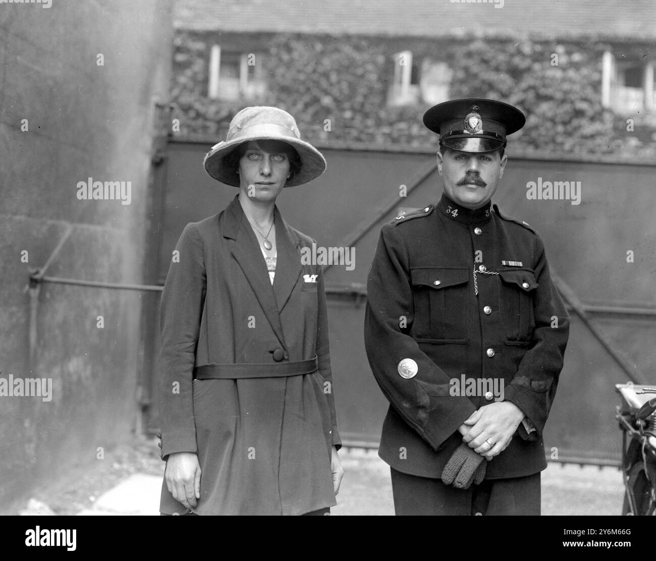 Littlehampton Libel Case at Arundel. Photo shows Mr and Mrs May. 17 ...