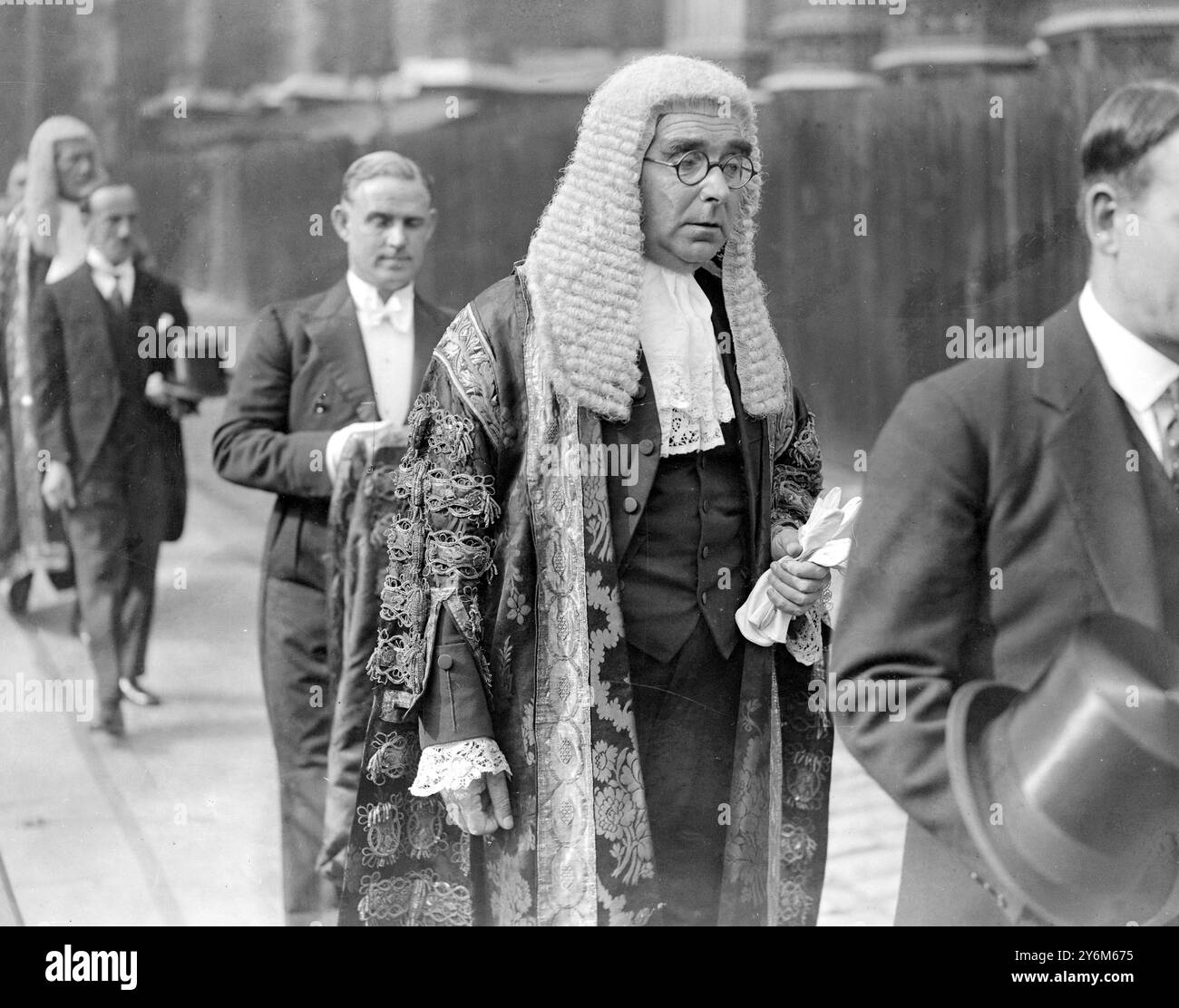Judges at Westminster Abbey. Lord Justice (Sir Henry) Slesser. 1935 ...