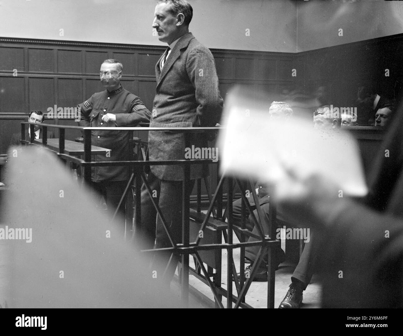 The detective Murder Case. Captain Richard Georges Stock Photo - Alamy
