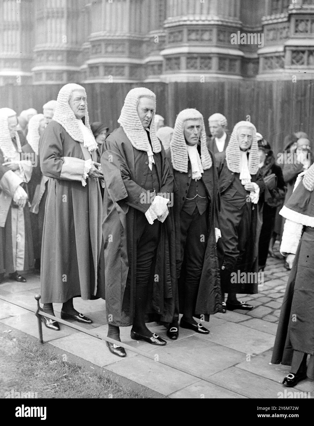 The re-opening of the law courts - Judges attend service at Westminster ...