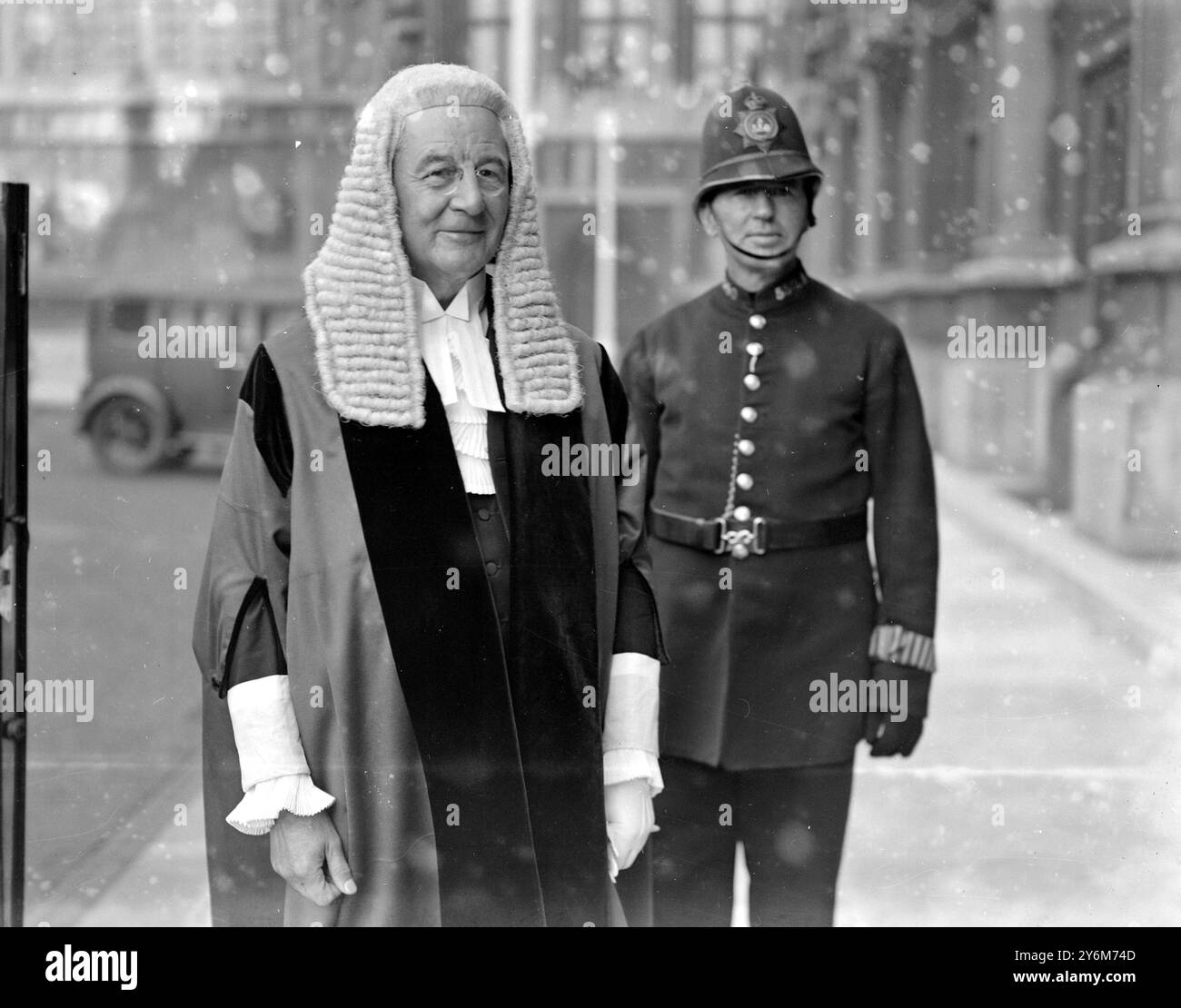 Judge Holman Gregory, The new recorder of London. 12 October 1934 Stock ...
