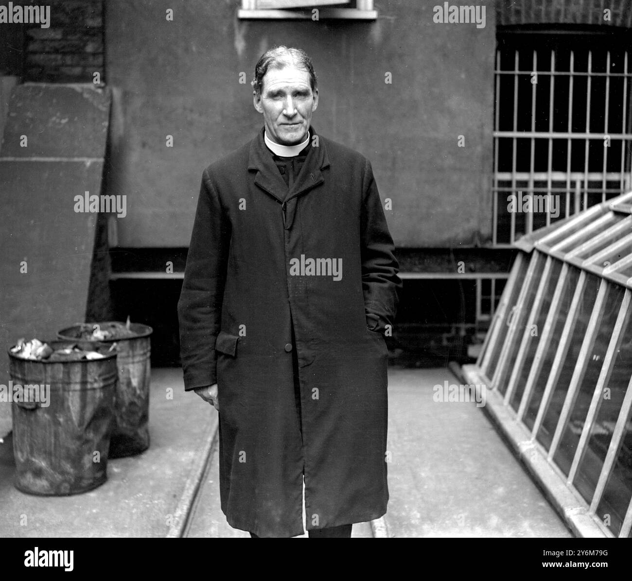 Archdeacon John Wakeford of Stow, photographed after his Appeal had ...