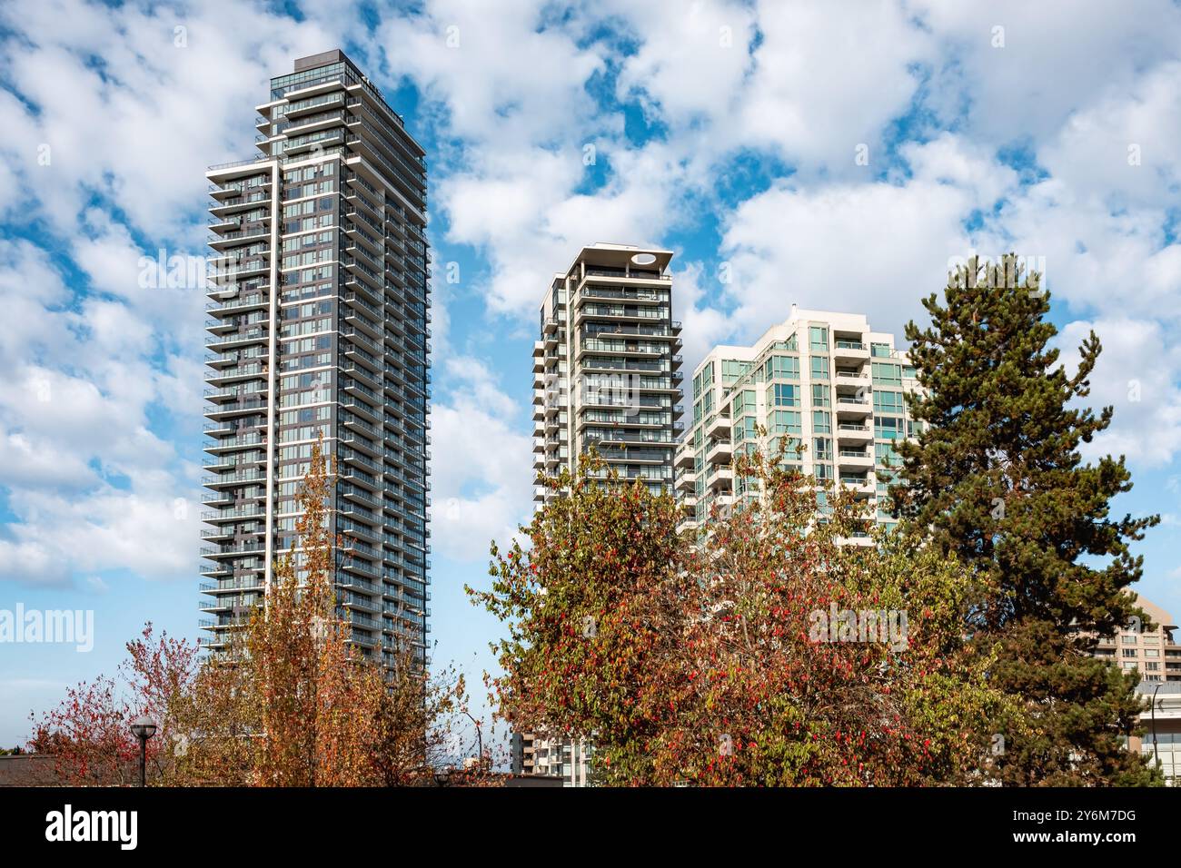 Vancouver Richmond cityscapes Canada. New Modern house Apartment ...
