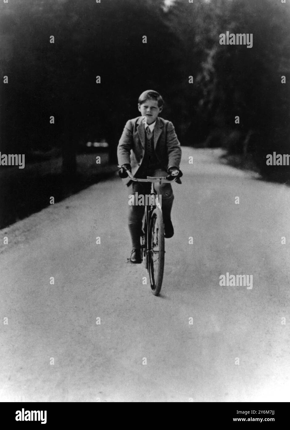 King Michael of Romania, in the grounds of his palace at Sinaia ...