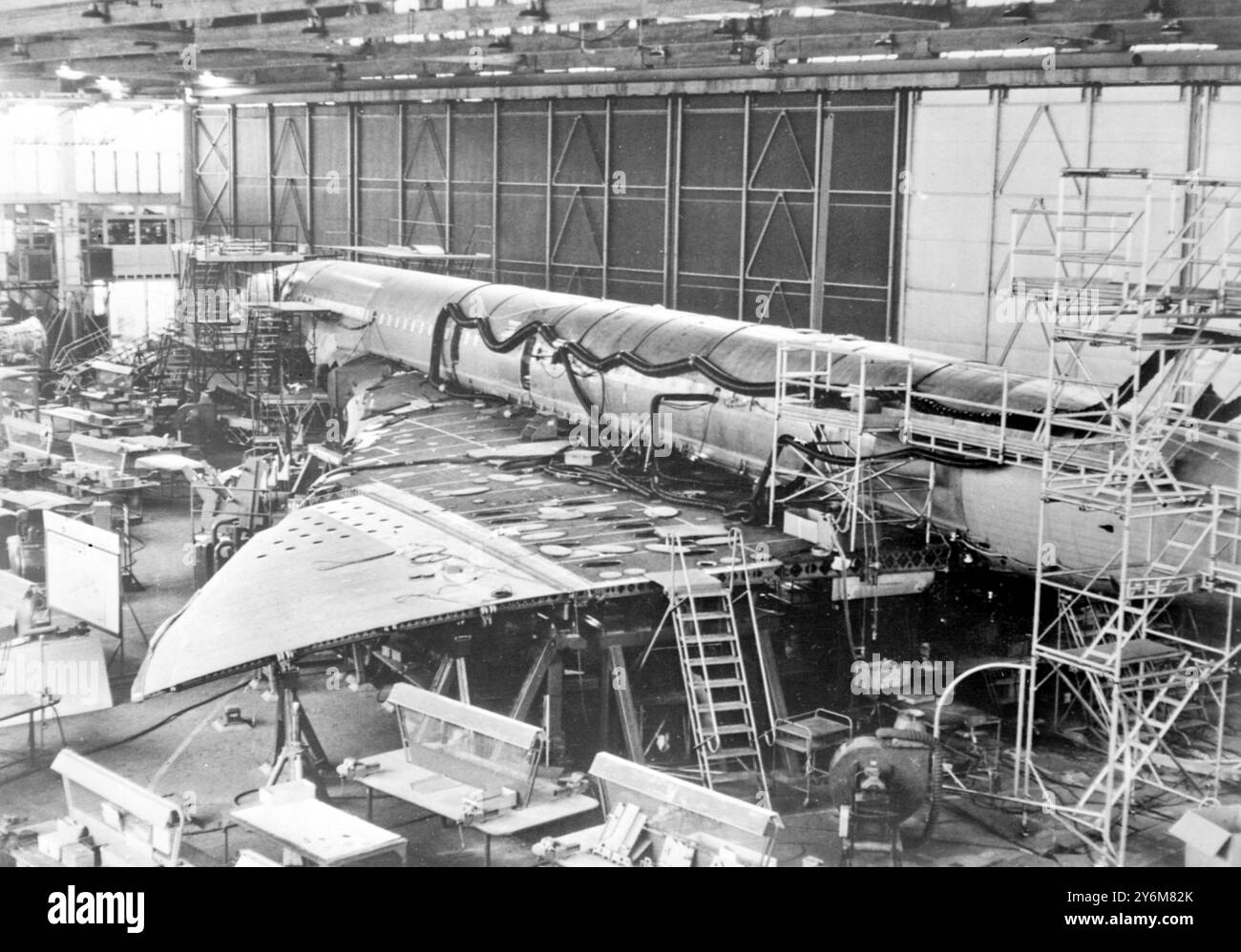 Toulouse, France: Work progresses here on the Franco- British "Concord ...