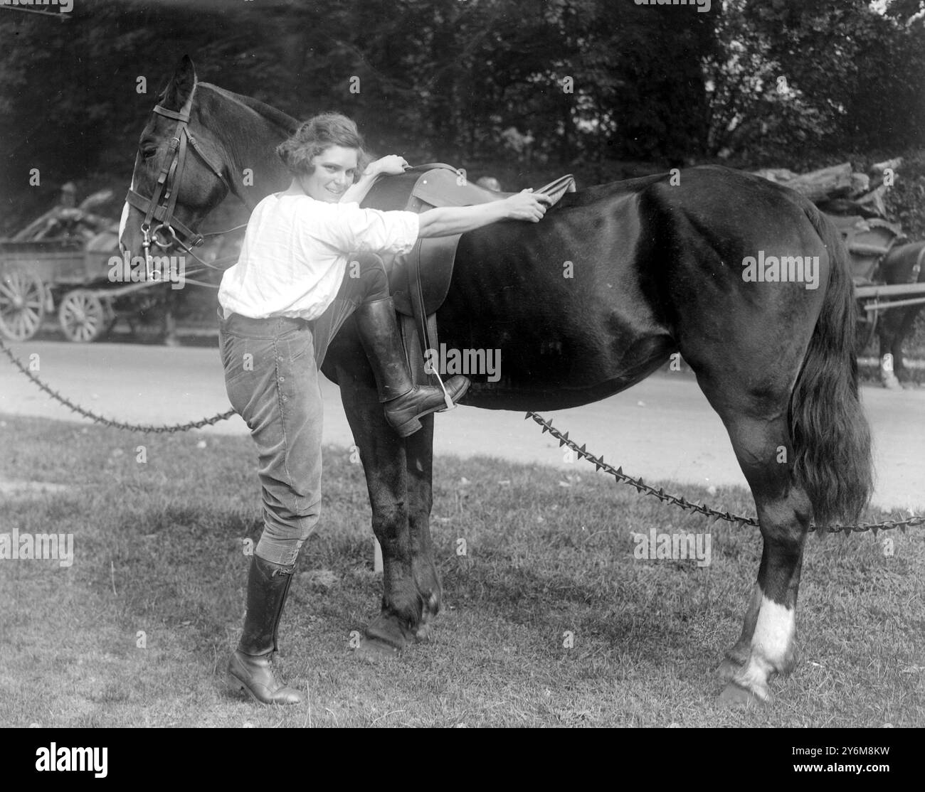 Miss Hazel Bruce, a van driver during the war. Who is managing a Livery ...