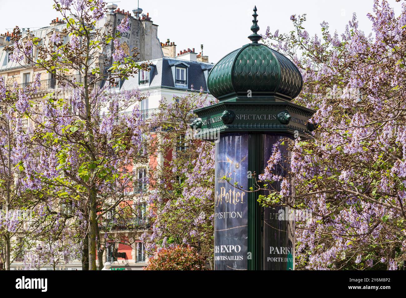 France, Paris, 75, 13th ARRT, Place d'Italie, Morris column, May 2023 ...