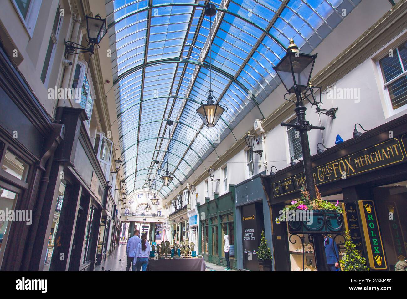 United Kingdom, England,Dorset, Bournemouth, shopping mall in the city ...