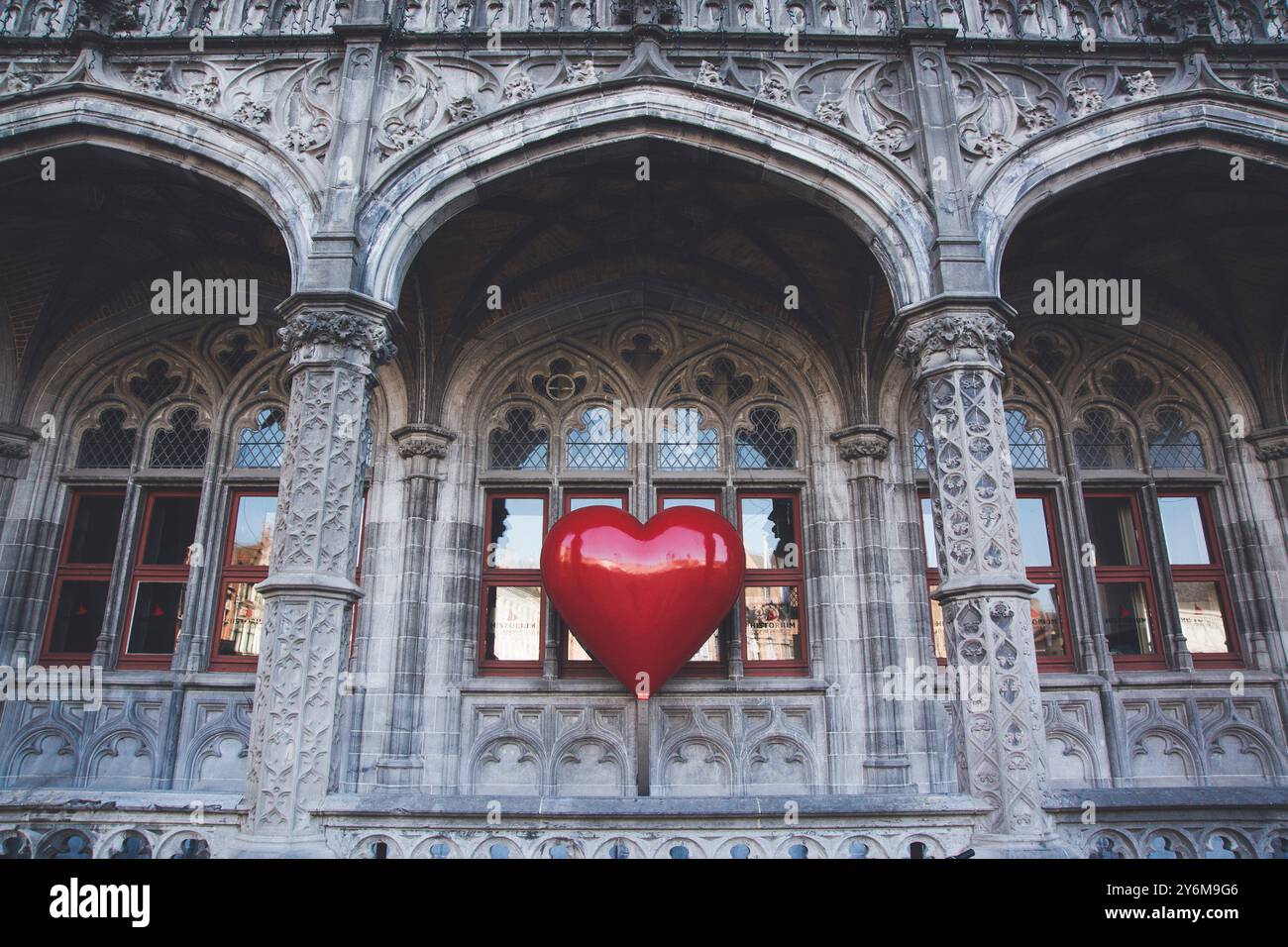 Europe, Belgium, Bruges.Grand Place. Historium, museum Stock Photo - Alamy