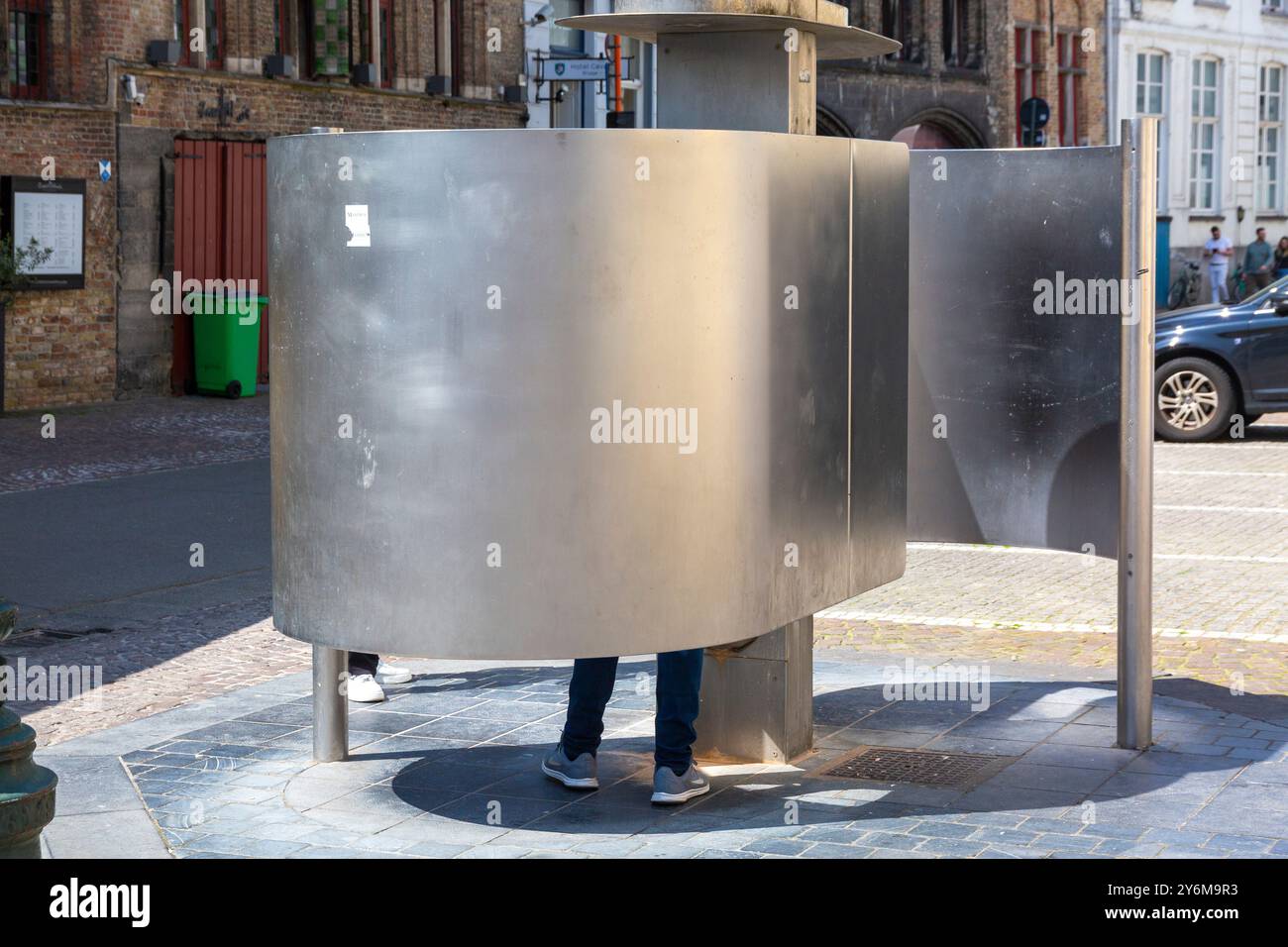 Europe, Belgium, Bruges,urinal Stock Photo - Alamy