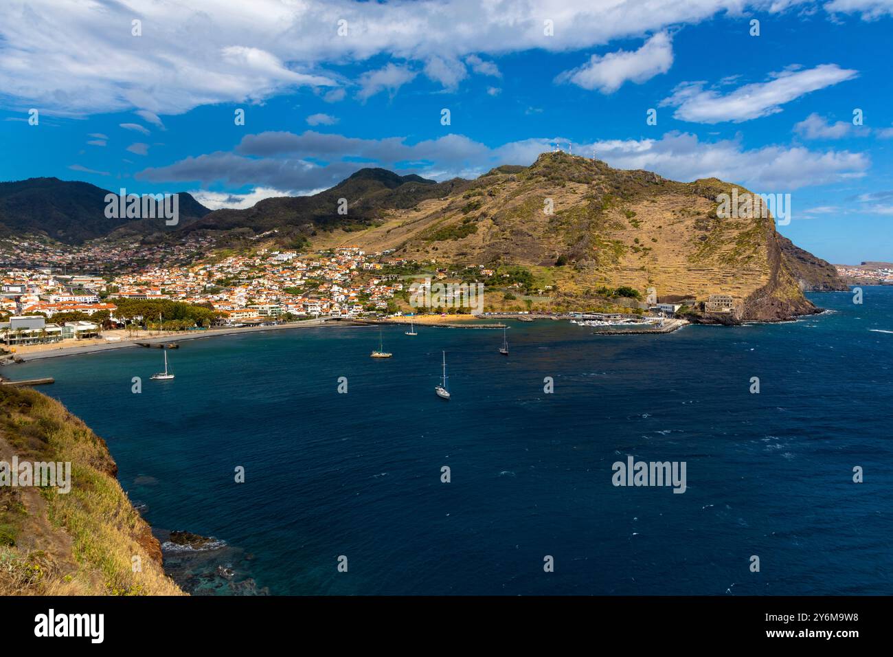 Portugal, Madeira island. Machico Stock Photo - Alamy