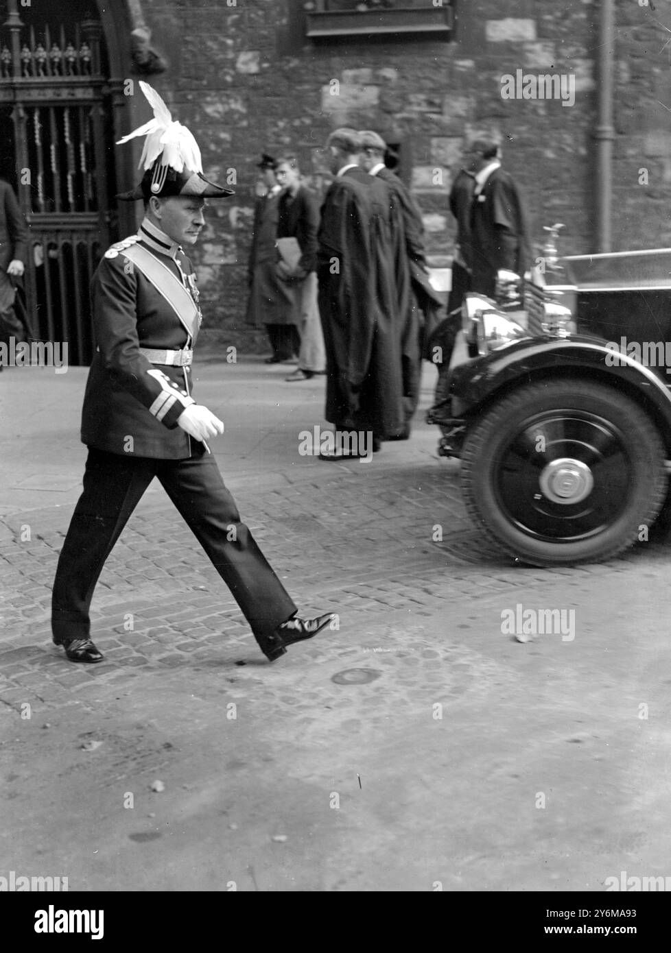 Funeral of Dr Foxley Norris at Westminster Abbey. Earl of Dartmouth ...